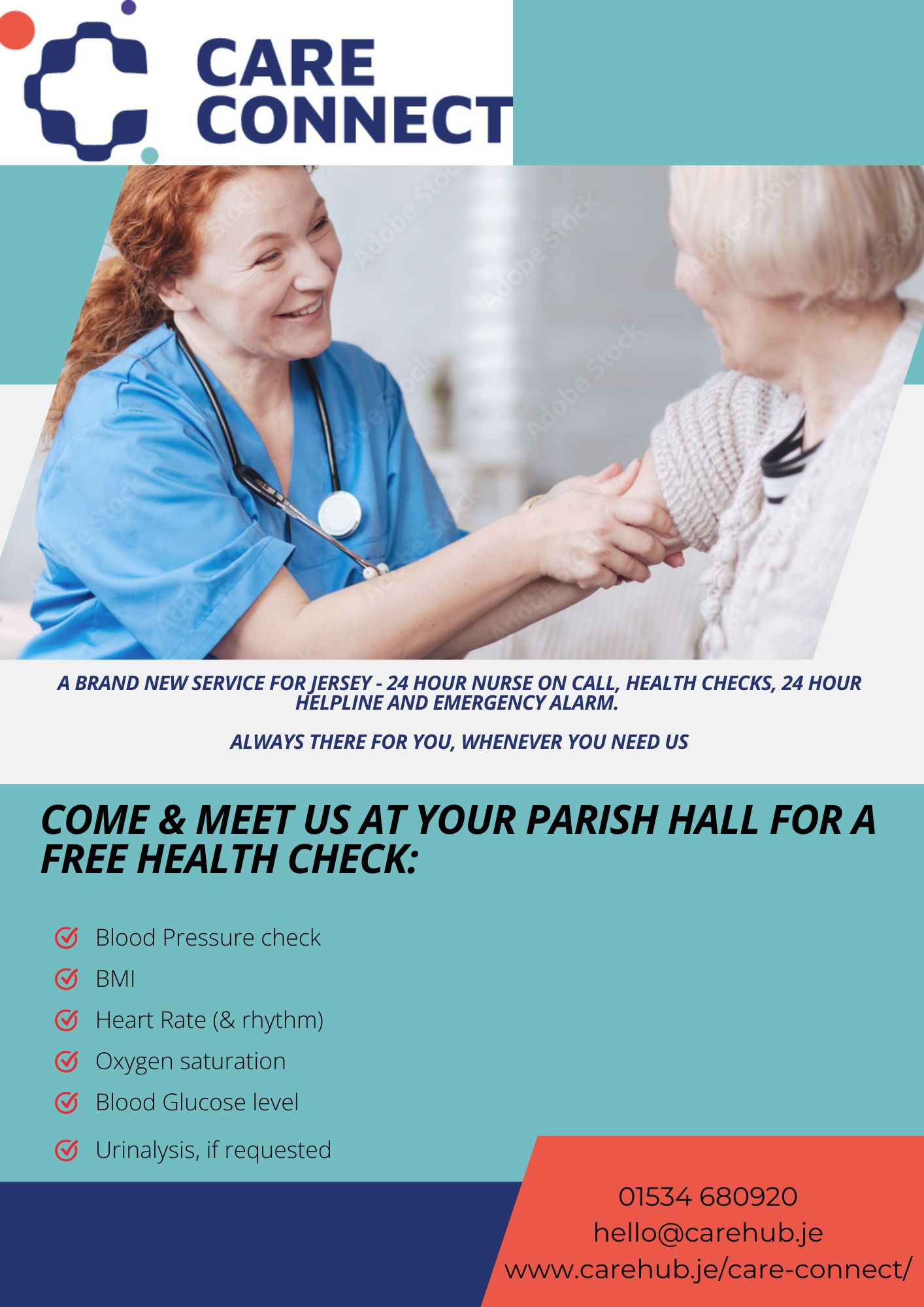COME AND MEET CARE CONNECT AT THE PARISH HALL FOR A FREE HEALTH CHECK ...